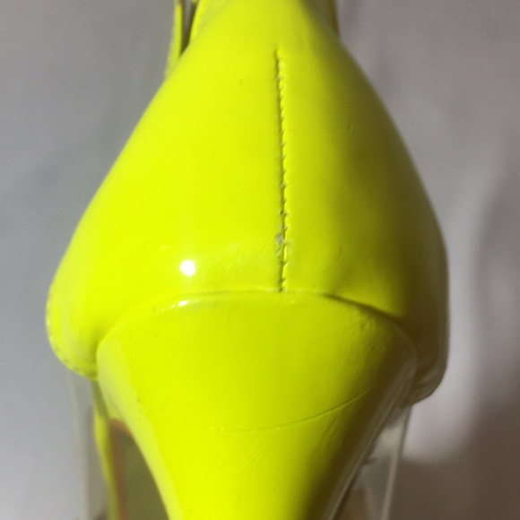 Liliana | Shoes | Yellow Pvc Heels | Poshmark